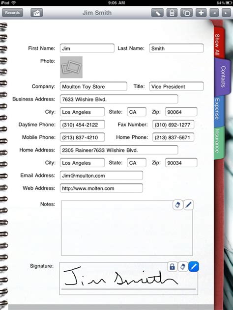 Grouping Related Records Together On Your IPad