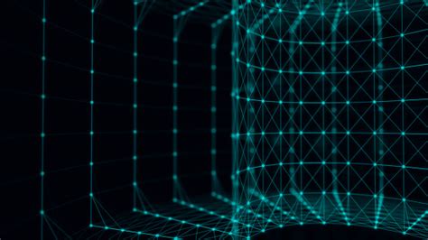 입자와 선이있는 공상 과학 토러스 개념 네트워크 연결 추상적 인 기술 배경 3d 렌더링 3차원 형태에 대한 스톡 사진 및 기타 이미지 Istock