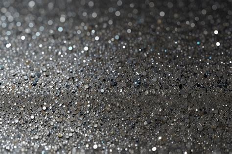 Shiny silver glitter festive background | Premium AI-generated image