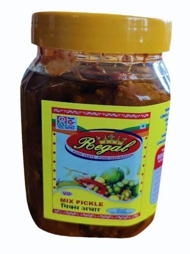500gm Regal Mix Pickle Packaging Type Jar At 100 Jar In Udaipur