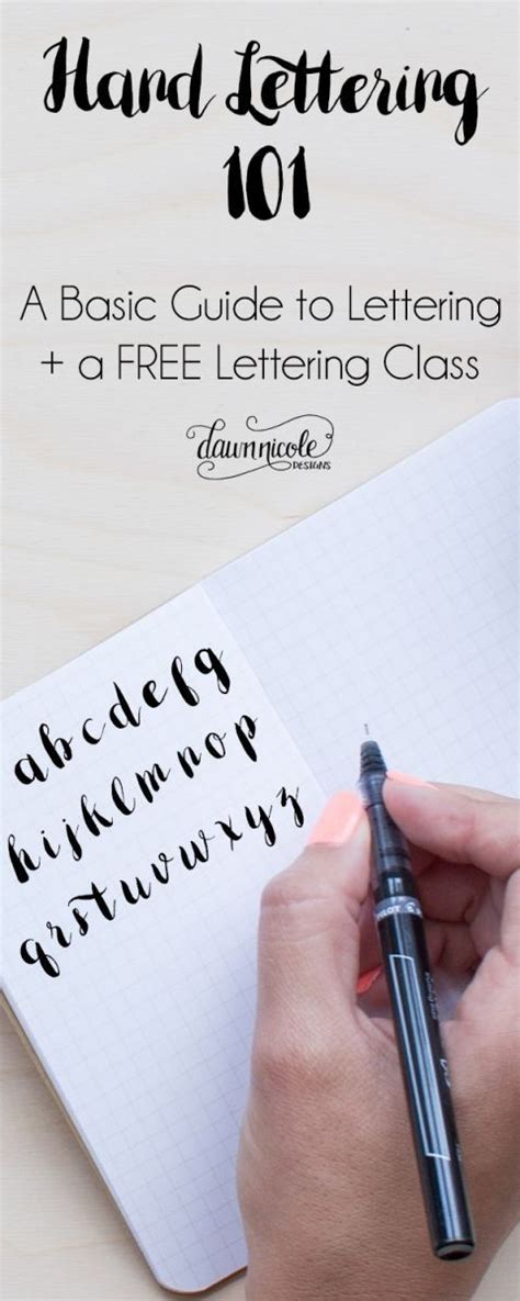Hand Lettering 101 The Newbies Guide Hand Lettering 101 Lettering