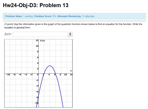 Solved Hw24 Obj D3 Problem 13 Problem Value 1 Points