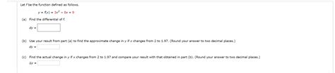 Solved Let F Be The Function Defined As Follows Y F X Chegg