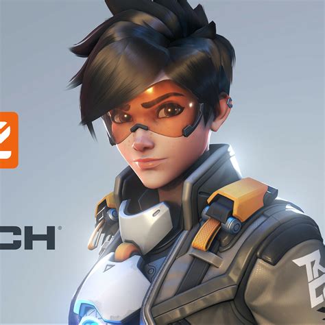 2048x2048 Resolution Tracer Hd Overwatch 2 Ipad Air Wallpaper