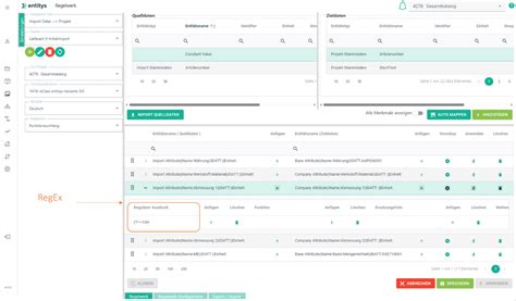 Regelwerk Regex Im Reiter Regulärer Ausdruck
