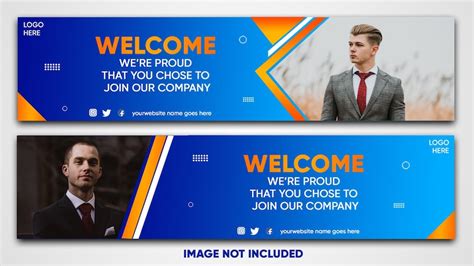 Premium Psd Welcome Banner