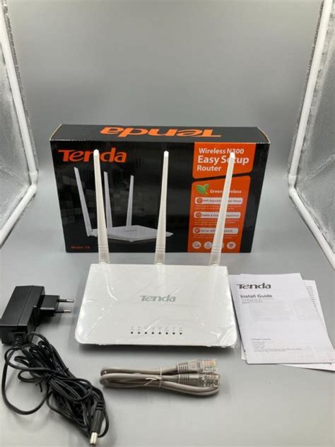 Tenda F3 300mbps Wireless Wifi Router 3 Antennas Easy Setup Bd