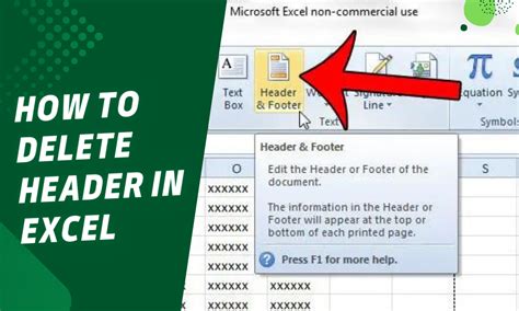 How To Delete Header In Excel Earn And Excel