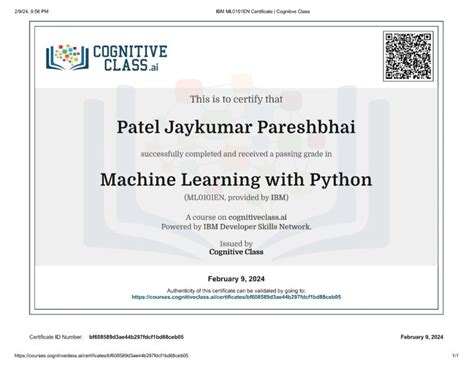 Ibm Python Machinelearning Jay Patel