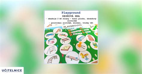 Playground Desková Hra Učitelnice Playground Desková Hra Učitelnice