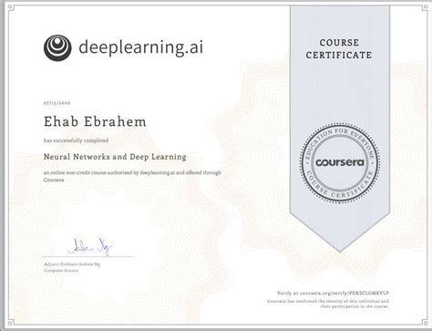 Ive Just Completed Neural Networks And Deep Learning It Is The First In… Ehab Ebrahim