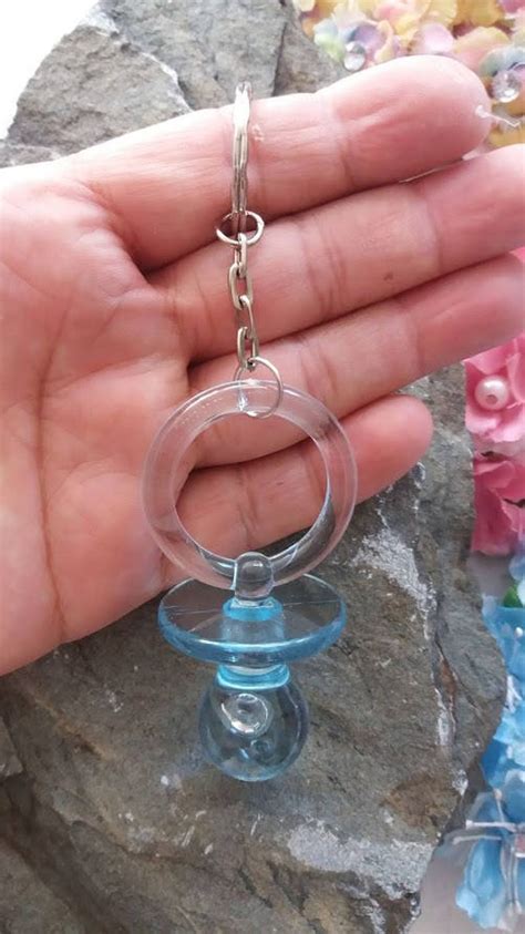 Big Blue Pacifier Key Holder Etsy