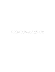 Week04 Assignment Docx Analyze Database And Software Development