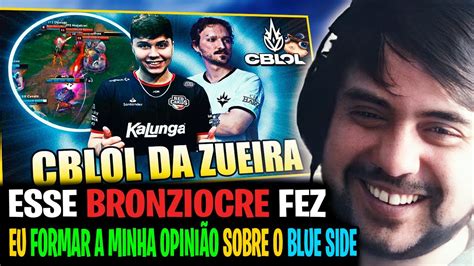 BRONZIOCRE BRANCE PAI do TITAN e DRIFT IMPOSSÍVEL DO MICAO CBLOL DA ZUEIRA Tockers React