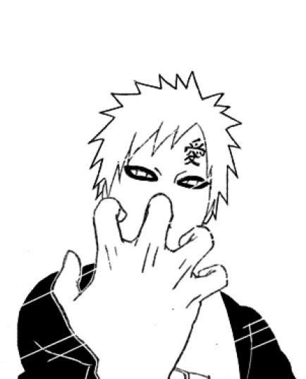 Gaara Naruto Manga Pin