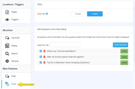 Configure Widgets Help Dialog For Wordpress