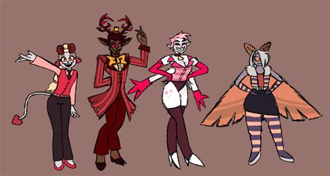 Hazbin Hotel Redesigns By Artofwak On Deviantart