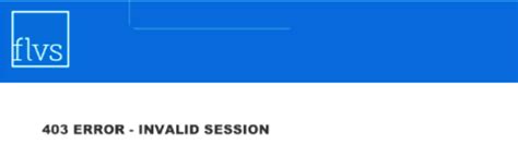 403 Error Invalid Session Michigan Virtual Support