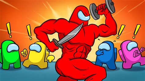 Among Us Buff Impostor Cartoon Animation Youtube