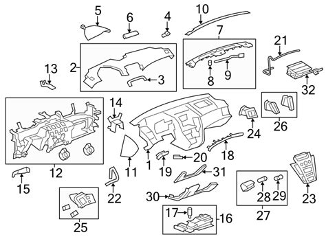 Cadillac Cts Instrument Panel Knee Bolster Coupe Cts V 20846018
