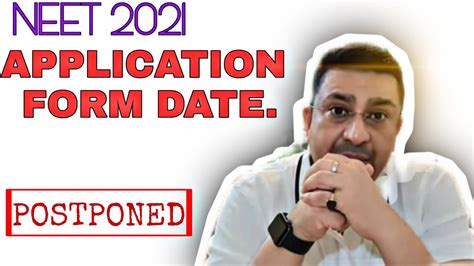Neet 2021 Application Form Date Why Delay Explained By Dr