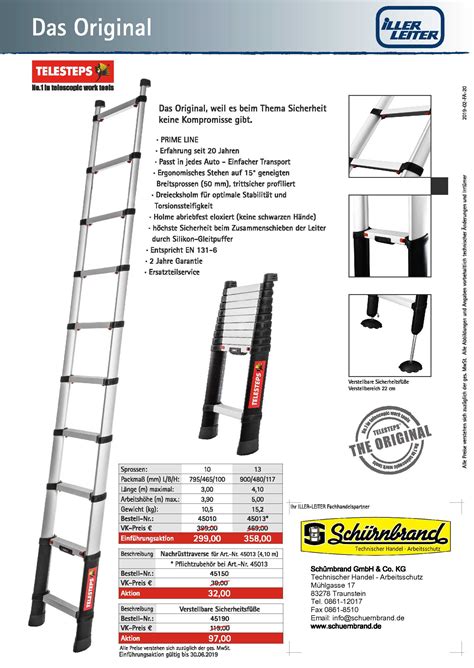 Teleskopleitern von Telesteps - Technischer Handel Theodor Schürnbrand ...