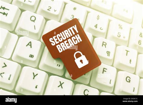 conceptual display security breach business showcase unauthorized