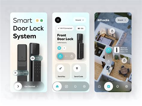 Altro Smart Smart Door Lock Mobile App By Mqos Uiux For Multiqos On