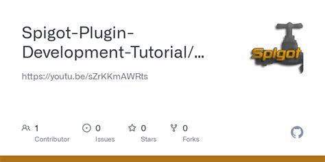Github Spigot Plugin Development Tutorial Map Api Https Youtu Be Szrkkmawrts