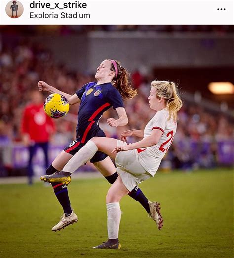 Rose Lavelle 16 Left Uswnt Usa Vs England 2020 She Believes Cup