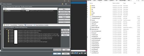 python python3 5 and eclipse error with pywin32 stack overflow