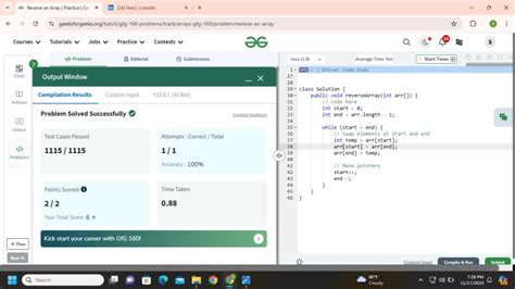 Saribala Venga Muni Reddy On Linkedin 160dayschallenge Geeksforgeeks