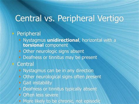 PPT A Practical Approach To Dizziness PowerPoint Presentation ID