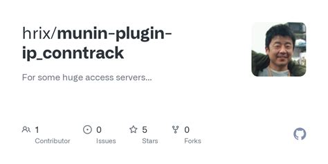 GitHub Hrix Munin Plugin Ip Conntrack For Some Huge Access Servers