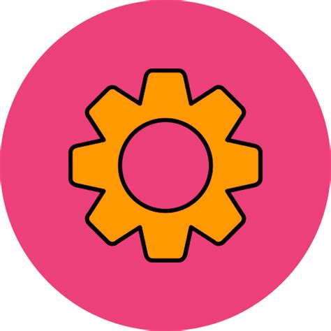 Settings Generic Color Lineal Color Icon