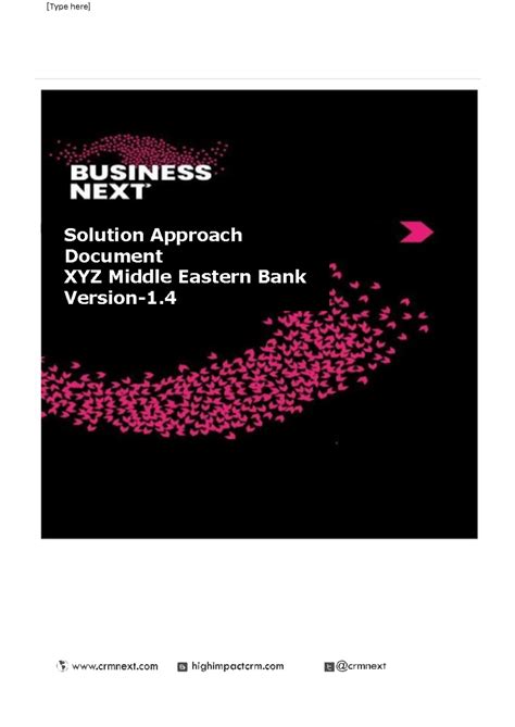 Sad Ec3165 Zxcv [type Here] Solution Approach Document Xyz Middle