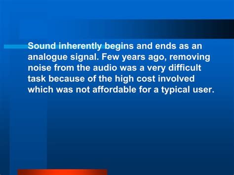 Audio Noise Reduction Techniques PPTX