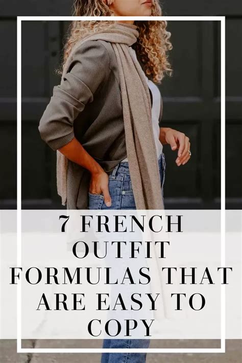 7 French Outfit Formulas You Can Copy My Chic Obsession French