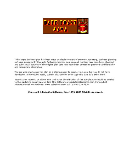 Dark Roast Java Pdf Drink Coffee
