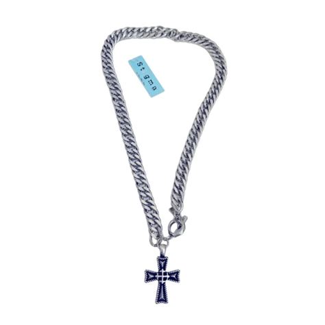 Stigma Accessories Stigma Heavy Duty Curb Chain W Cross Poshmark