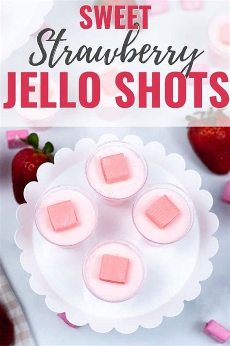 Strawberry Jello Shots Pink Starburst Flavor It Is A Keeper