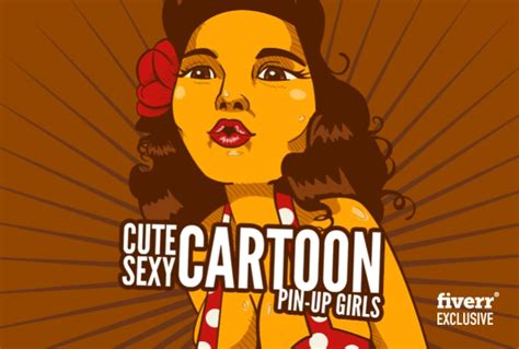 Draw Full Body Pin Up Cartoon Girls By Mofarik Fiverr