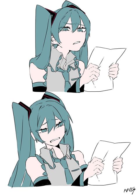 What Is Miku Looking At R Hatsune