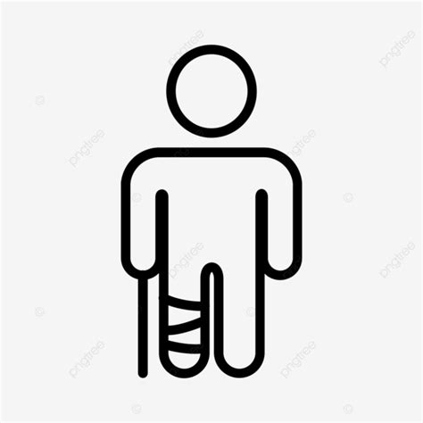 부상 라인 아이콘 벡터 다쳐서 부상 사고 Png 일러스트 및 벡터 에 대한 무료 다운로드 Pngtree