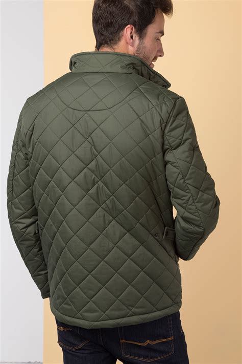 Mens Diamond Quilted Jacket Uk Quilted Coat Rydale