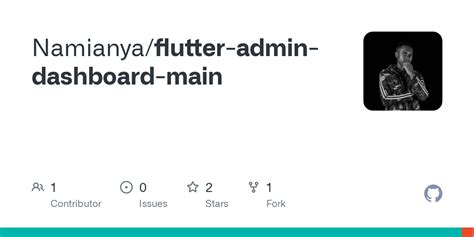 GitHub Namianya Flutter Admin Dashboard Main