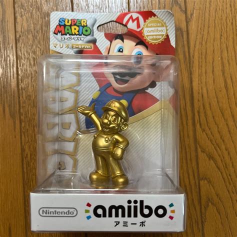 Yahooオークション Amiibo マリオ ゴールドver スーパーマリオシ