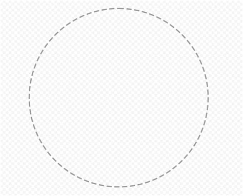 Circle Gray Dashed Border Image Png Citypng
