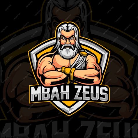 Zeus Esport 로고 프리미엄 벡터
