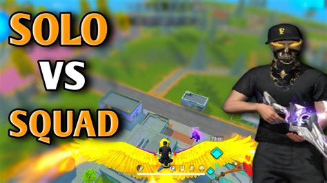 Solo Vs Squad Gameplay Free Fire Solo Vs Squad Rank Gameplay10 Kill